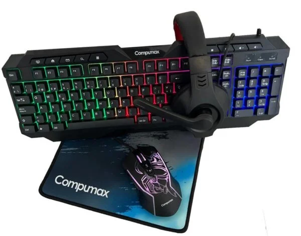 COMBO GAMER 4 EN 1 COMPUMAX – TERATECH – COMPUTADORES